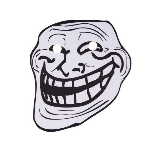 MASKA PAPIEROWA TROLLFACE | 15,48 zł | Mix Party